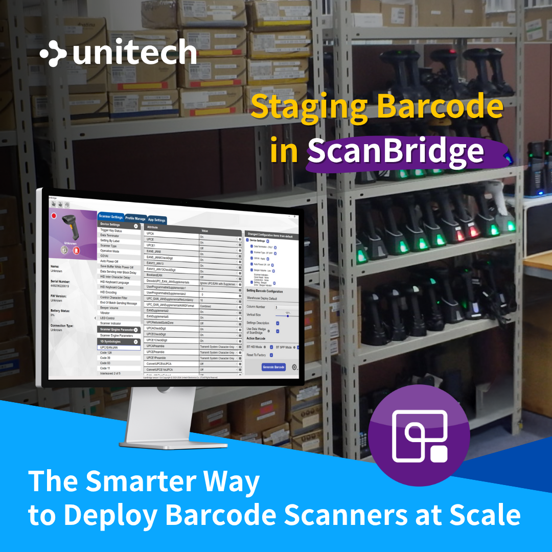 Newsroom｜Staging Barcode in ScanBridge: The Smarter Way to Deploy Barcode Scanners at Scale ...